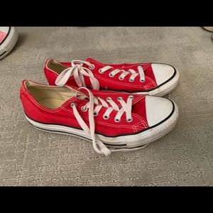 Converse | Shoes | Red Converse | Poshmark